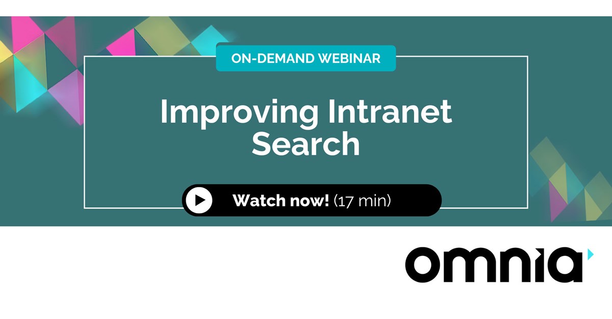 Improving Intranet Search | Omnia